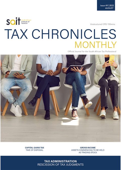 Chronicles 2022_Tax Chronicles Issue 49 August