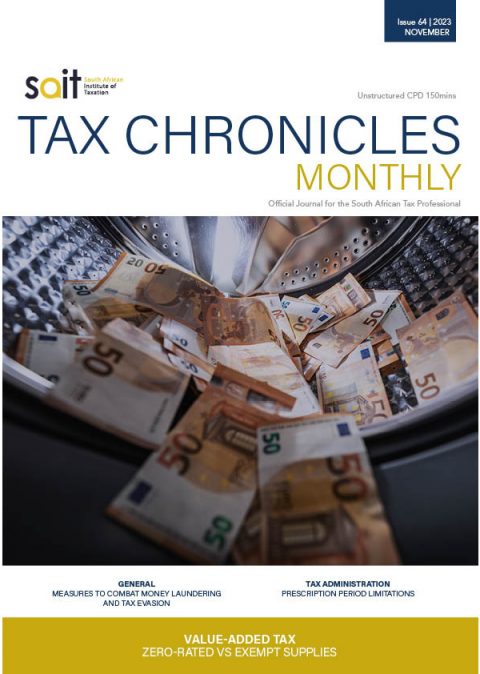 Chronicles 2023_Tax Chronicles Issue 64 November