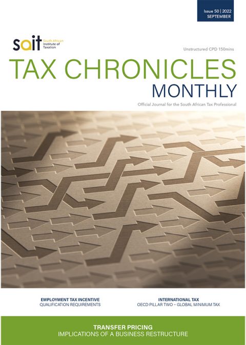 Chronicles 2022_Tax Chronicles Issue 50 September
