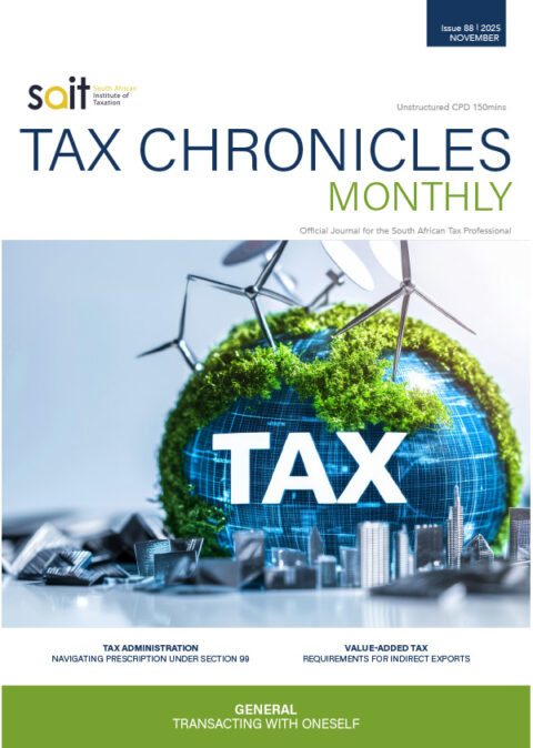 Chronicles 2025_Tax Chronicles Issue 88 November